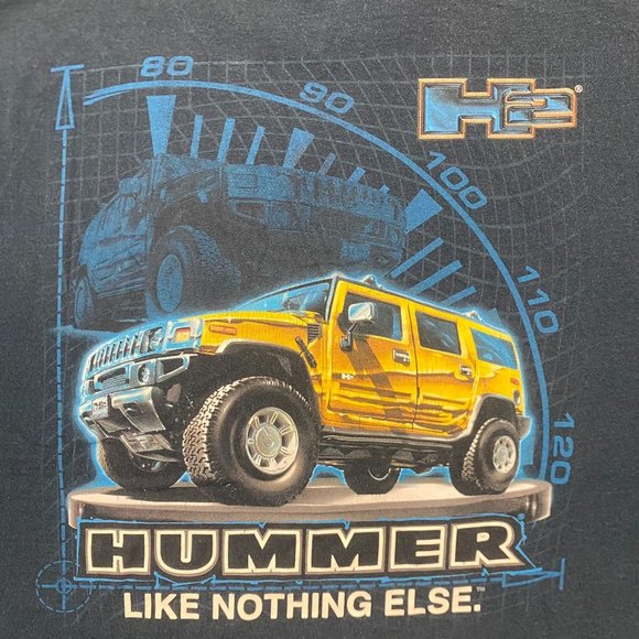 Hummer | Shirts | Vintage Y2k Hummer H2 Logo Essential Baggy Rap Cars Tee | Poshmark